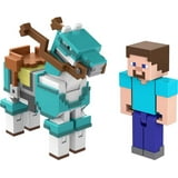 Minecraft 3.25-inch Action Figure Set with 2 Figures and 2 Accessories ...