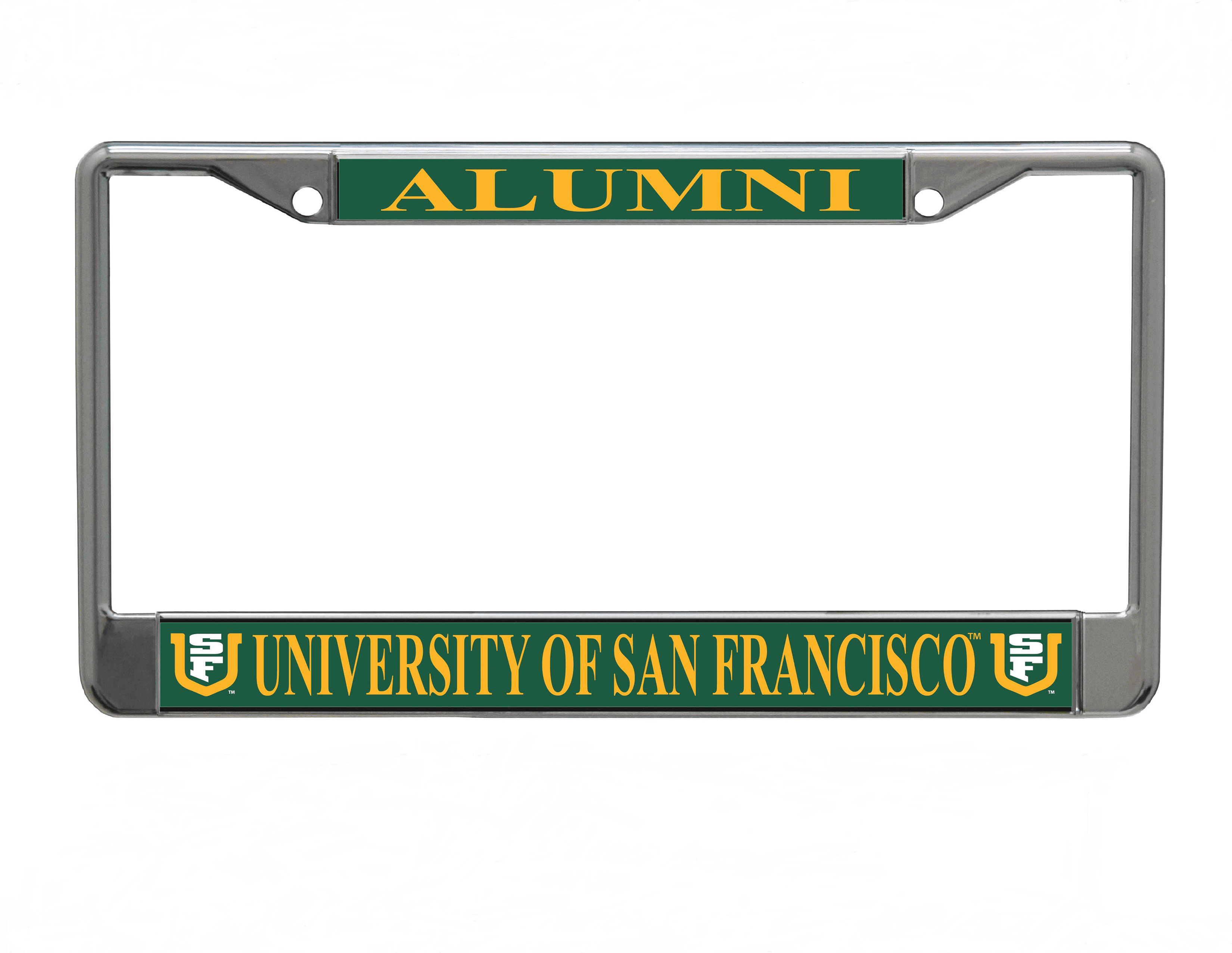 University of San Francisco Alumni Chrome License Plate Frame - Walmart.com