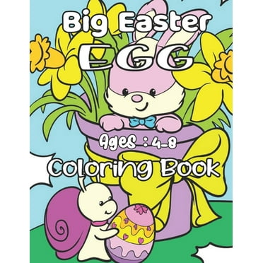 Easter Coloring Book For Toddlers: Preschoolers Fun With Bunnies ...
