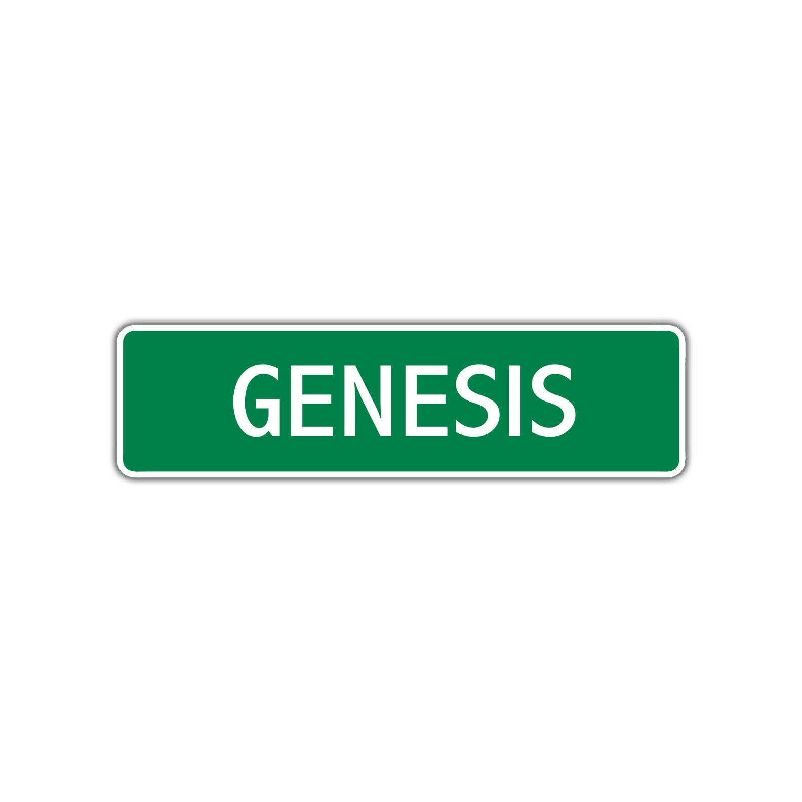 Genesis Girls Children Name Letter Printed Indoor Outdoor Unique Wall ...
