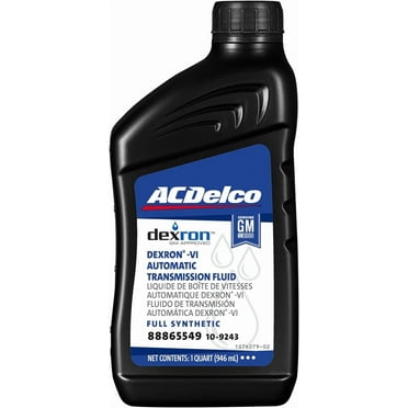 ACDelco GM Dexron VI Full Synthetic Automatic Transmission Fluid 1 Quart 6 Pack - Walmart.com