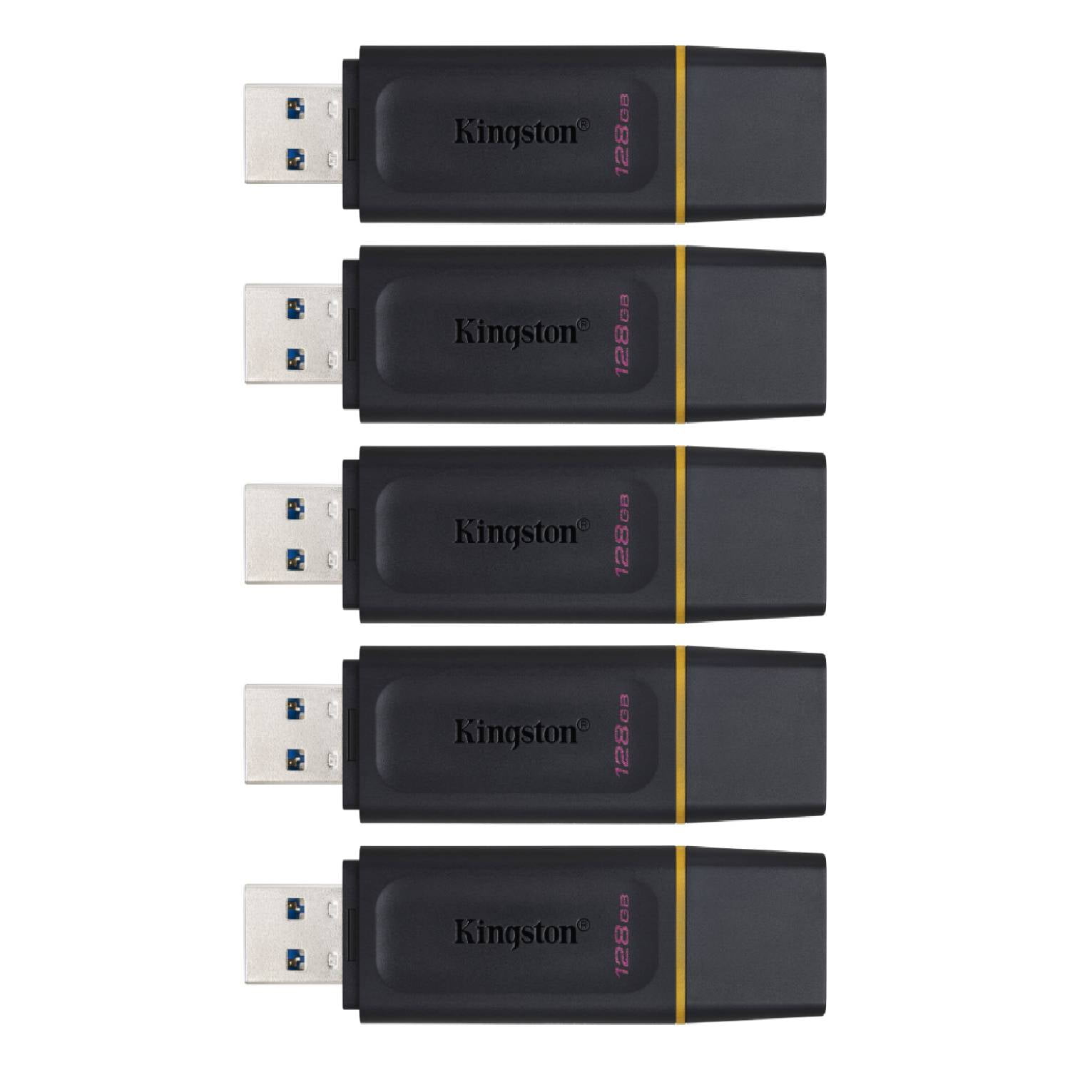 Kingston 128GB DataTraveler Exodia Flash Drive - DTX128GB (Pack of 5 ...