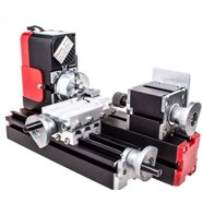 Mini Motorized Lathe Machine, 24W Metal Woodworking Tool for Model DIY ...