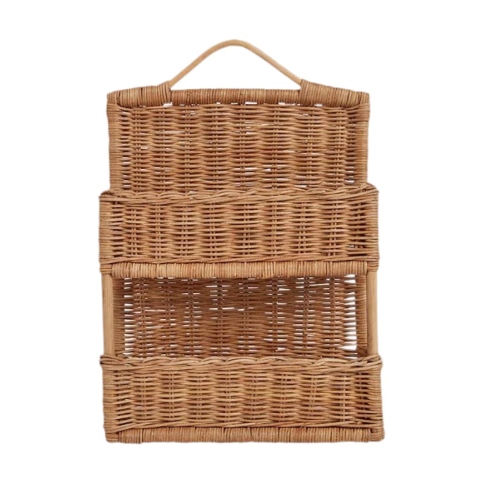 Click here for Veasfak Double Woven Hanging Basket Organizer Deco... prices