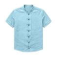 Chinese Clothing Tang Suit - Kung Fu Frog Button Short Sleeve Cotton ...