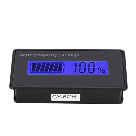 Accurately Battery Capacity Monitor, Waterproof LCD Battery Display ...