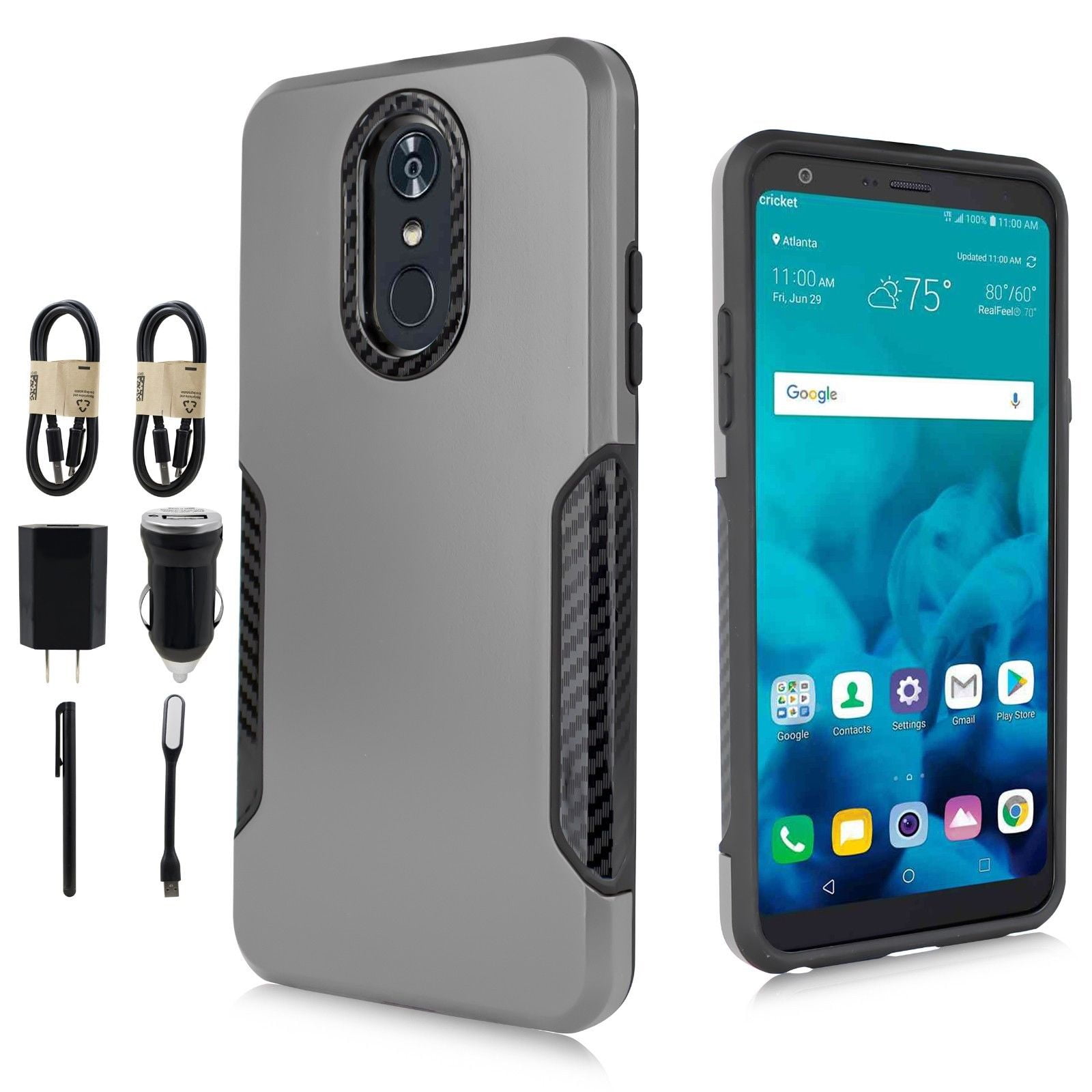 ~ Value Pack ~ for LG Stylo 4/Stylus 4 Phone Case Shockproof Edges ...