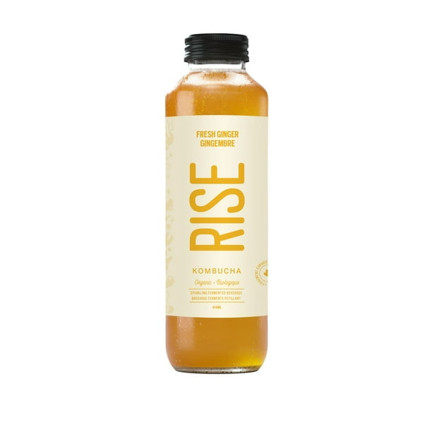 RISE Kombucha Fresh Ginger, 414mL - Walmart.ca