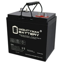 6V 210AH Dual Terminal SLA Replacement Battery Compatible with E-Z-Go ...