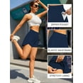 Rosvigor Womens Athletic Shorts High Waisted Running Shorts Gym Workout