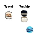Angry Moose Watercolor Travel Makeup Handbag Purse Small Pocket Compact ...