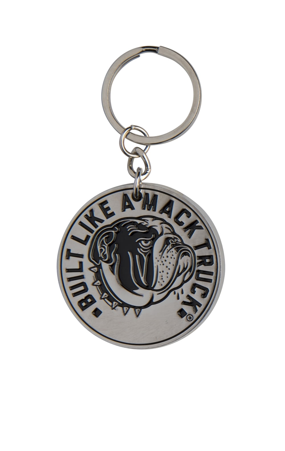Mack Trucks "Built Like a Mack Truck" Circle Tag Metal Keychain ...