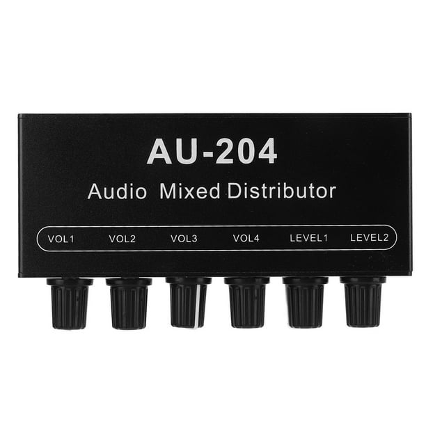 Stereo Audio Splitter, 3.5mm Lossless Signal Aluminum Shell Mini Stereo ...