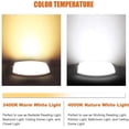 12V LED RV Dome Light with Switch, Length: 9-1/4'', DDS01-608-CW, Large ...