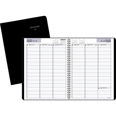 Planner-Weekly, Wire 8.5X11 Black, Bilingual 2023 | Walmart Canada