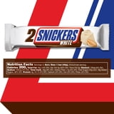 Snickers White Chocolate Candy Bar, Share Size, 2.84 oz - Rich, Creamy ...