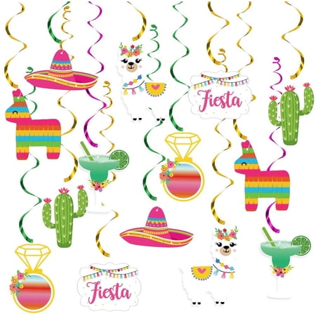 Mexican Final Fiesta Hanging Swirl Decorations, Final Fiesta ...