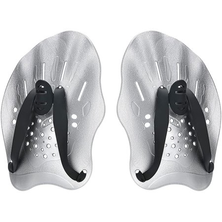 savreitly 1 Pair Swimming Hand Paddles Strap Training Gloves Beginner ...