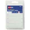 Avery File Folder Labels, 1/3 Cut, 2/3" x 3-7/16", Paper, White, Laser ...