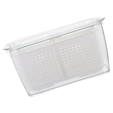 Kitchen Spaces Colander Food Storage Containers For Fridge, Gray ...