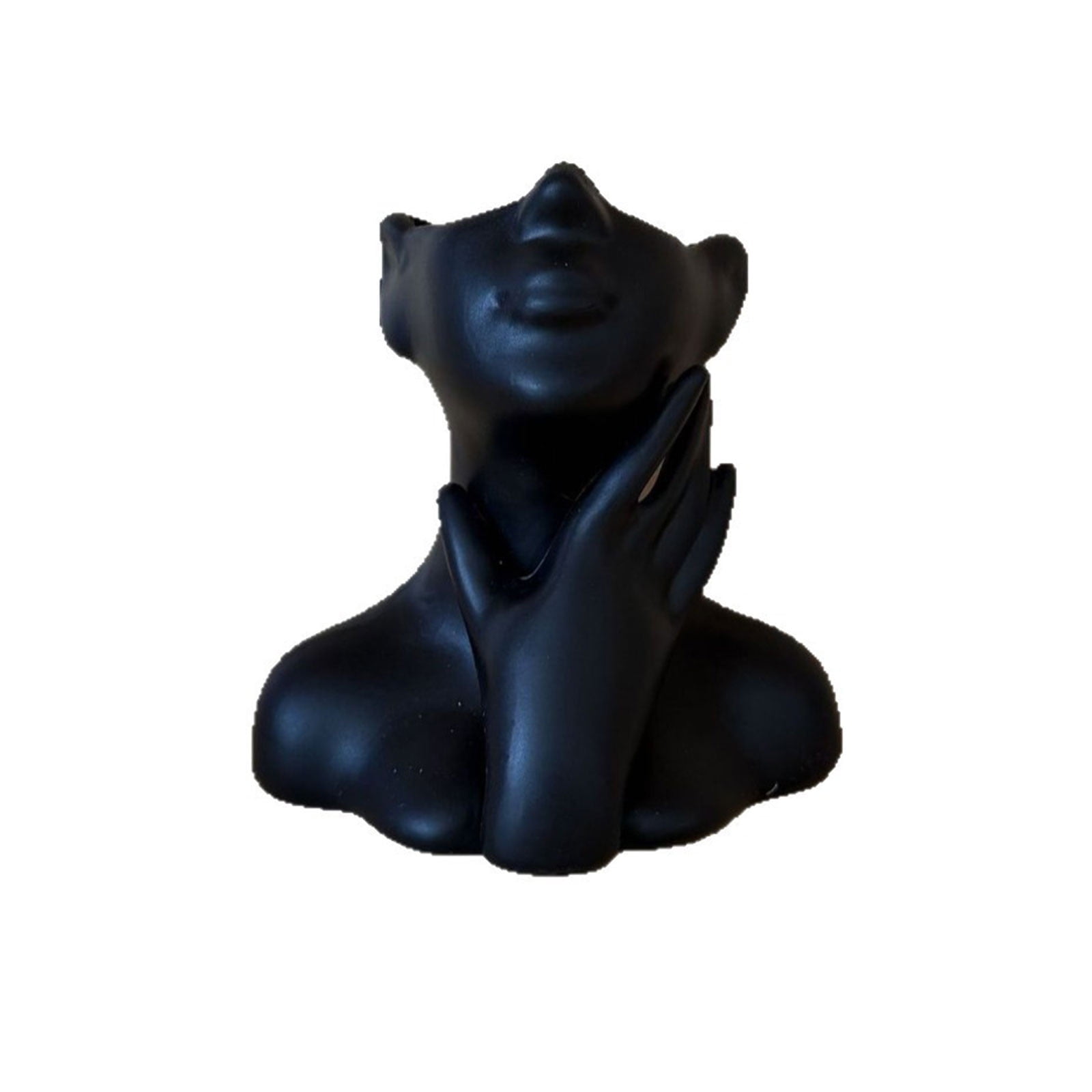 Click here for Tuosodrolic Black Face Shaped Vase Artistic Vase M... prices