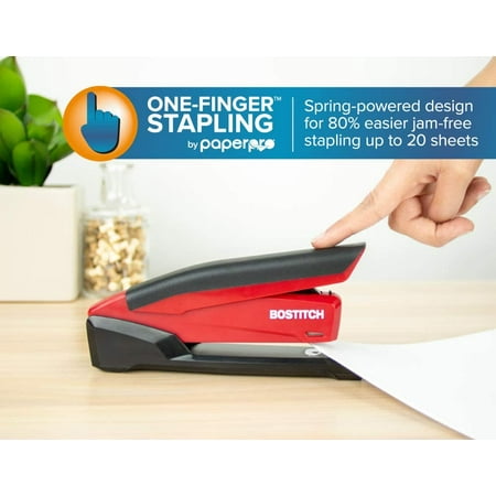 PaperPro inPOWER20 - 3 in 1 Stapler - One Finger, No Effort, Spring ...