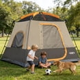 2/4/6/8 Person Tent Portable Cabin Camping 4-person Easy Set Up ...