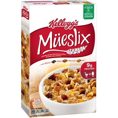 Kellogg's Mueslix Cereal with Whole Grains, 15.3 ounce box - Walmart.com