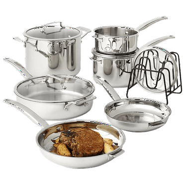 Maxam 17 Piece Stainless Steel Cookware Set - Walmart.com