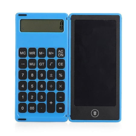 Folding Calculator 6 Inch LCD Liquid Crystal 12 Digit Display Folding ...