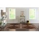 Linon Home Décor Hi Lo Area Rug Collection, Brown and Beige, 5' x 7.5 ...