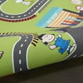 Snoopy Peanuts Race Track Cars Machine Washable Kids Area Rug - 3'3" x ...