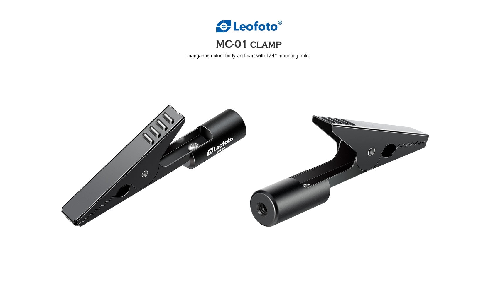 Leofoto MC-01 Manganese Steel Mini Clamp Metal Multi-Function 1/4 ...