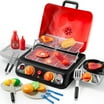 Hey! Play! BBQ Grill Toy Set - Pretend Play Kids Dinner Play Set ...