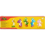 Super Mario Bros Yoshi Action Figurine Toys, 2.5 Inch Character 5-Pack ...