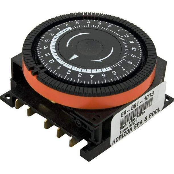 Timer, Diehl, SPST, Panel Mount, 24vac, 24hr - Walmart.com - Walmart.com