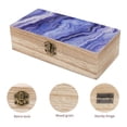 7.9×2.3 In Wooden Boxes Durable Easy To Use Dustproof Prevent Slippery ...
