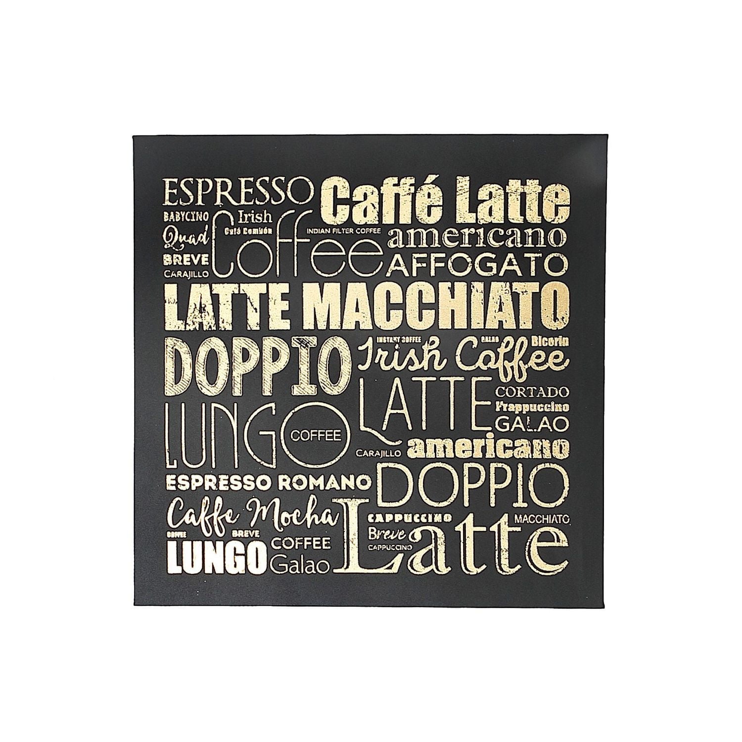 Click here for Ih Casadécor Canvas Wall Art With Foil Cafe Latte... prices