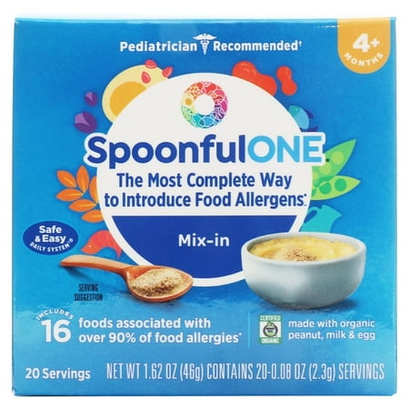 SpoonfulONE - Mix-In Allergen Powder for Food or Bottle - 1.62 oz ...