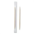 Amercareroyal Cello-Wrapped Round Wood Toothpicks, 2.5", Natural, 1 ...