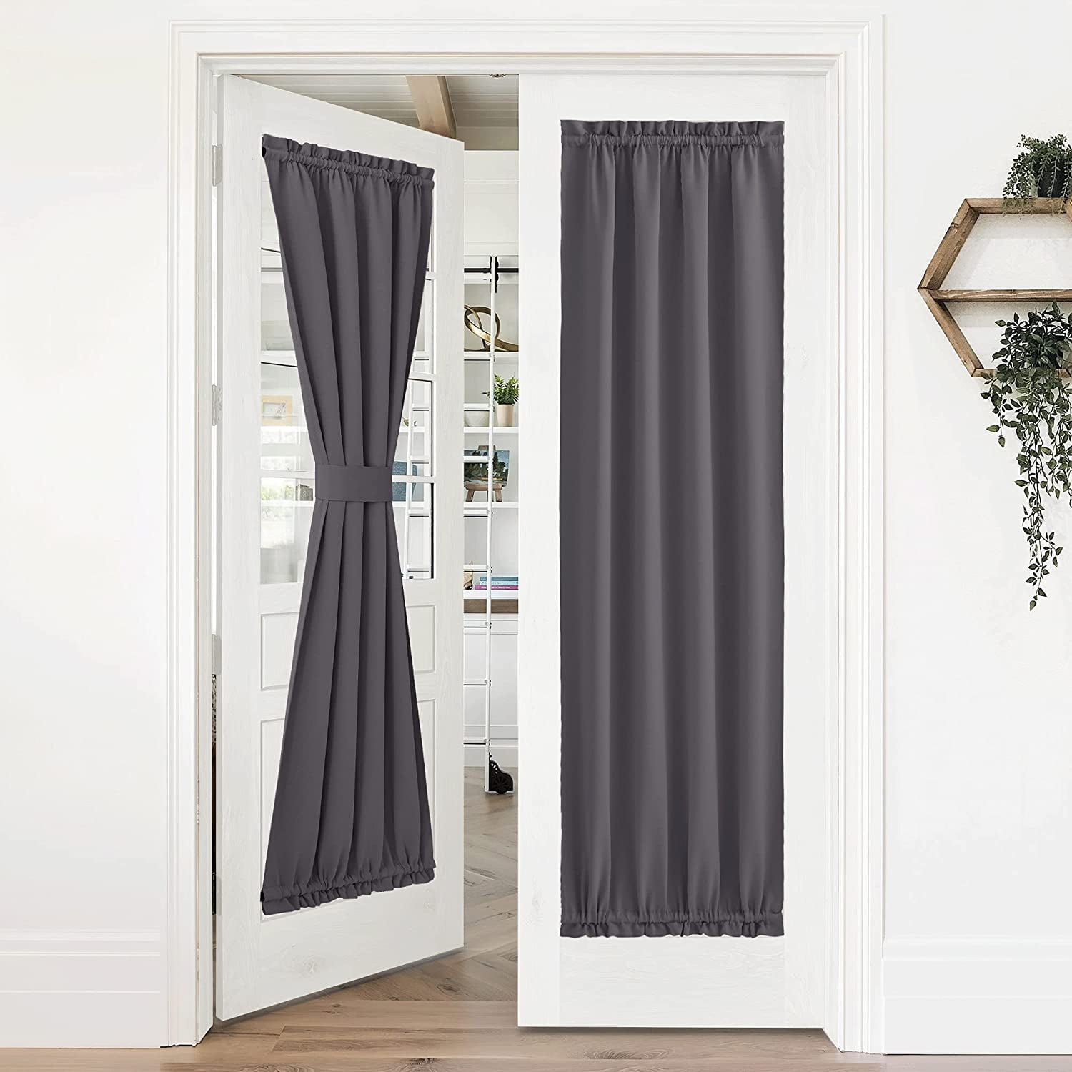 Click here for Siabc-Grey Door Curtains  36 Inch Wide Thermal Ins... prices