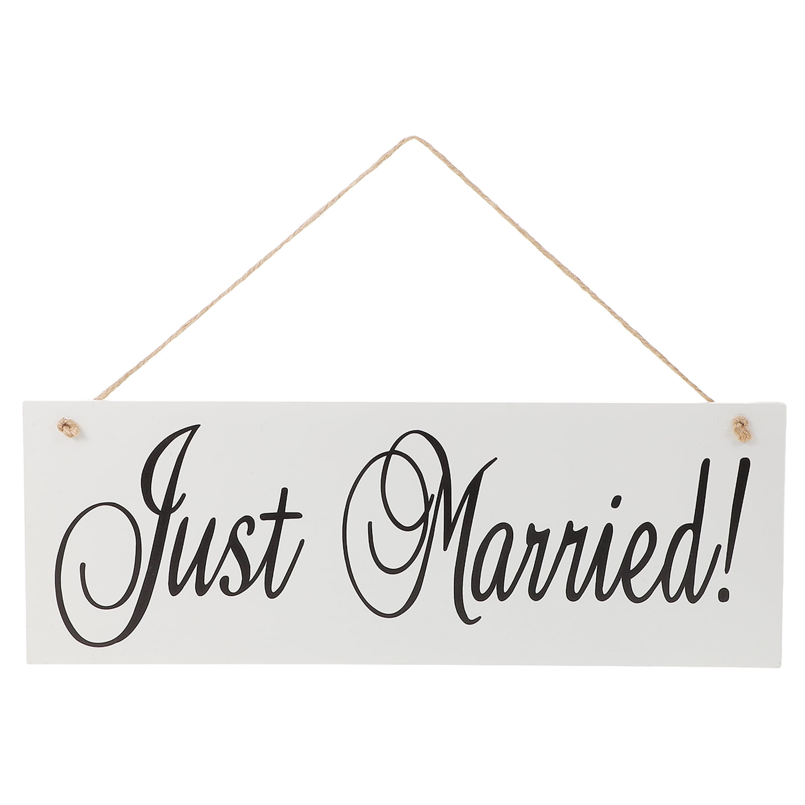 Click here for Ounona Wooden Hanging Decoration Just Married Sign... prices