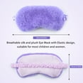 "HEQUSigns Plush Eye Mask, 4Pcs Soft Sleeping Blindfold, Fuzzy Silk ...