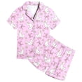Byoo Duck Printed Toddler Girl Homewear Oufit Valentine Day Short ...
