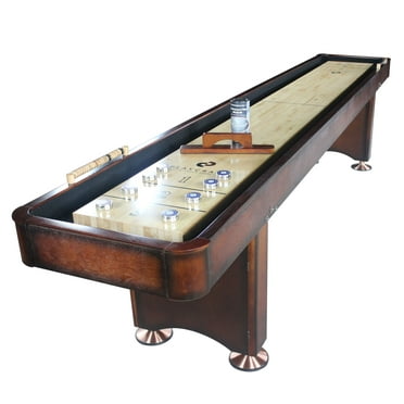 Playcraft Georgetown Honey 14' Shuffleboard Table with Solid Wood ...