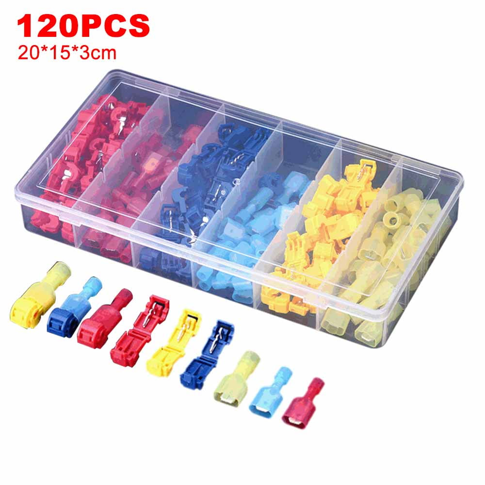 AOZBZ 120Pcs Wire Connectors wire connectors T Shape Electrical Cable ...