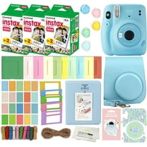 Fujifilm Instax Mini 11 Camera Sky Blue Bundle: Case, 60 Films ...
