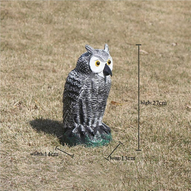 Fake Owl Decoy Hunting Deterrent Bird Quality Tree Deterrent Reject ...
