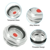 Uxcell Air Compressor Oil Sight Glass, M33x2 Male Thread Aluminum Alloy ...