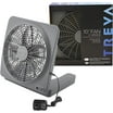 O2Cool 10 Inch Indoor/Outdoor Portable Fan, AC Adapter or Battery ...